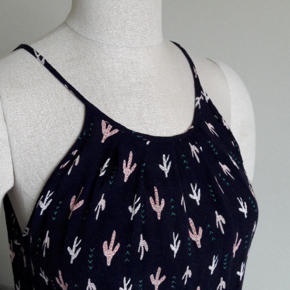 Blue Rain | Tops | Blue Rain Cactus Tank Top | Poshmark